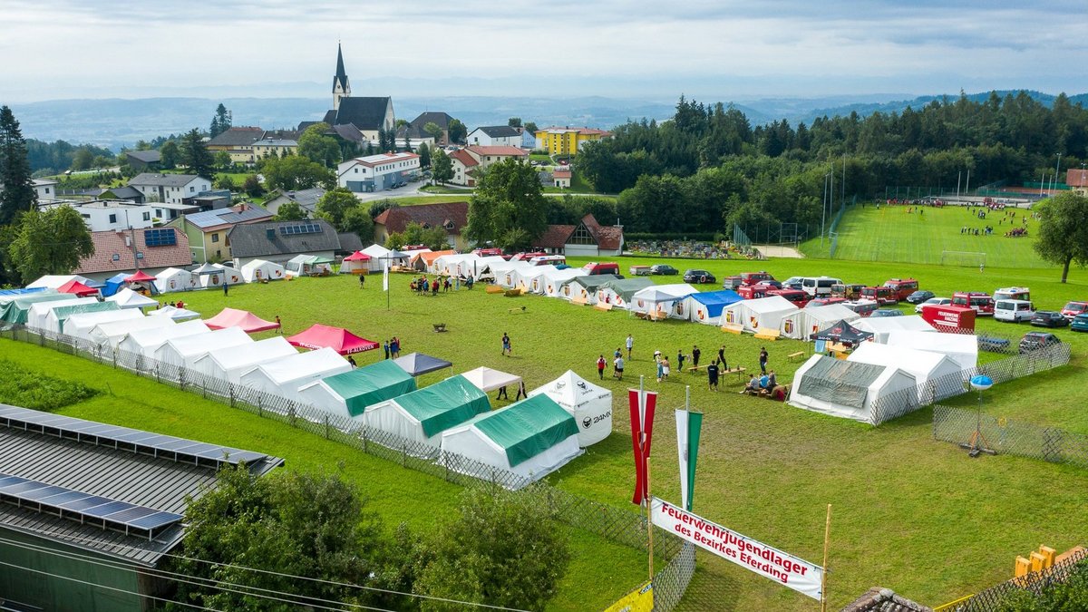 Jugendlager Eferding - wir lassen uns vom Regen nicht unterkriegen ...